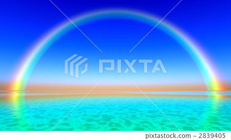 rainbow, computer graphic, computer graphics - Stock Illustration ...