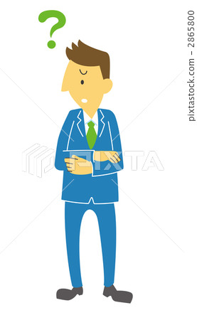 思維的商人-插圖素材 [2865800] - PIXTA圖庫