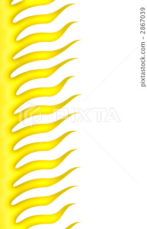 flame, waved, wave pattern - Stock Illustration [2867039] - PIXTA