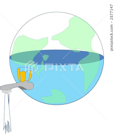 water, frittering away, squandering - Stock Illustration [2877147] - PIXTA