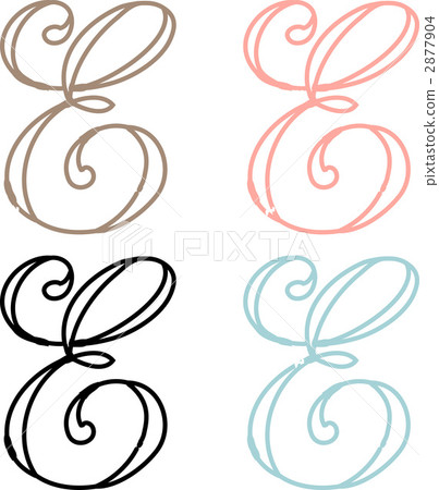 Initial E - Stock Illustration [2877904] - PIXTA