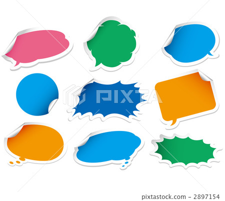 Balloon sticky note - Stock Illustration [2897154] - PIXTA