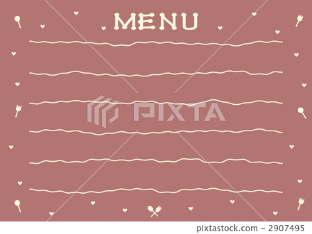 menu, menus, bulletin board - Stock Illustration [2907495] - PIXTA
