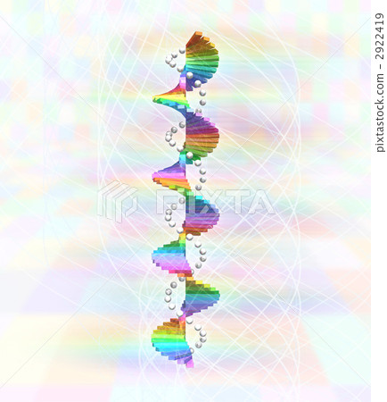 Rainbow spiral staircase / DNA image - Stock Illustration [2922419] - PIXTA