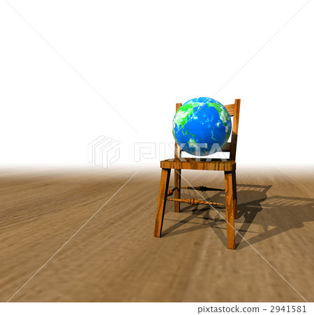 Earth on the chair - Stock Illustration [2941581] - PIXTA