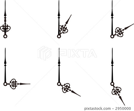 13:00, sixteen, Hour Hand - Stock Illustration [2950000] - PIXTA