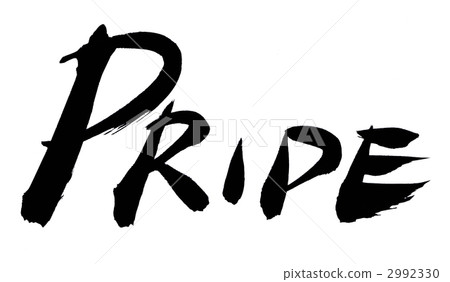 pride, calligraphy writing, handwriting - Stock Illustration [2992330 ...
