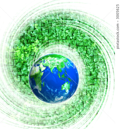 Earth's swirl / Ivy - Stock Illustration [3005625] - PIXTA