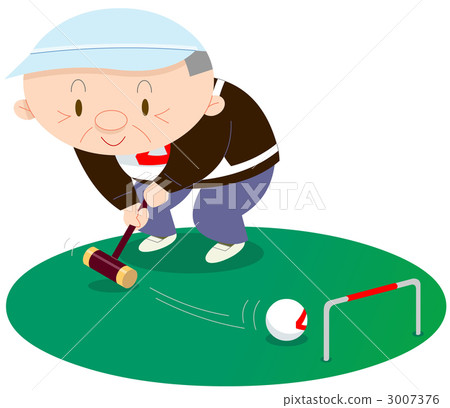 Senior gateball - Stock Illustration [3007376] - PIXTA