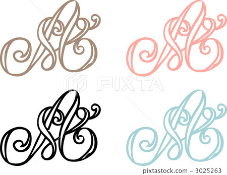 Initial A - Stock Illustration [3025263] - PIXTA