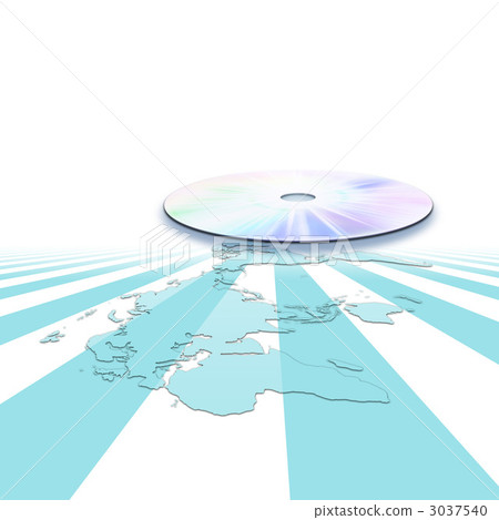 World map DVD - Stock Illustration [3037540] - PIXTA