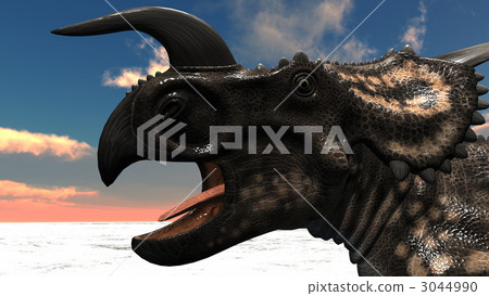 horn, horned, reptile - Stock Illustration [3044990] - PIXTA