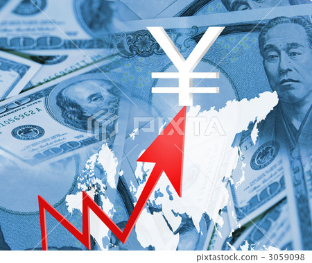 Appreciation of the yen - Stock Illustration [3059098] - PIXTA