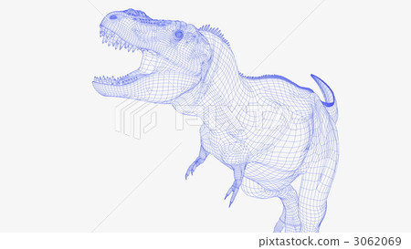 wireframe, wire frame, computer graphic - Stock Illustration [3062069 ...
