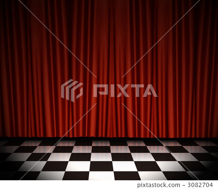 stage, stages, drop curtains - Stock Illustration [3082704] - PIXTA