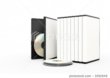 Set of DVD cases _ align - Stock Illustration [3092648] - PIXTA