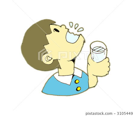 Children who gargle - Stock Illustration [3105449] - PIXTA