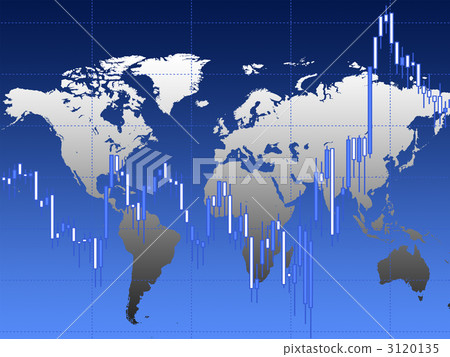 Exchange chart - Stock Illustration [3120135] - PIXTA
