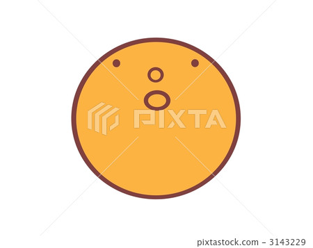 agape, round face, open mouth - Stock Illustration [3143229] - PIXTA