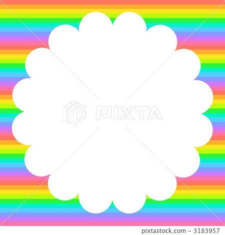 Cloud-shaped frame - Stock Illustration [3183957] - PIXTA