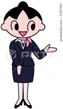 Front staff - Stock Illustration [3187763] - PIXTA