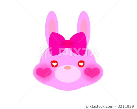 rabbit, ribbon, ribbons - Stock Illustration [3211929] - PIXTA