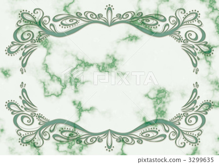 decorative border, frame, marble - Stock Illustration [3299635] - PIXTA