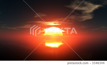sunrise, sunup, morning sun - Stock Illustration [3346344] - PIXTA