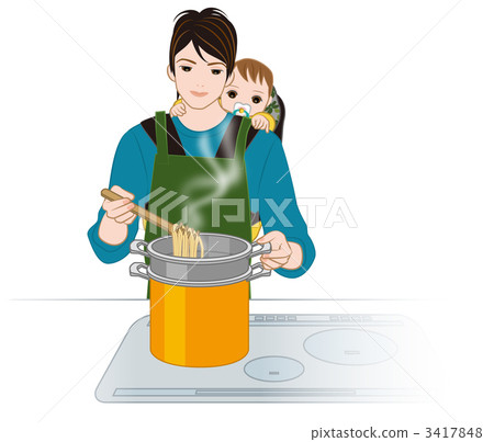 Ikumen to cook - Stock Illustration [3417848] - PIXTA