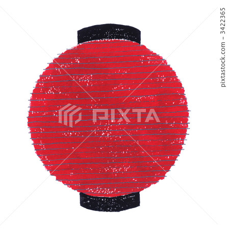 Lantern red color - Stock Illustration [3422365] - PIXTA