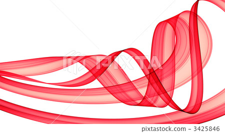 red festive abstraction - Stock Illustration [3425846] - PIXTA