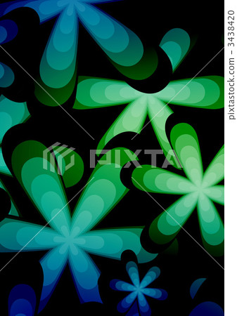 蔓藤花紋 數碼成像圖片 cg-插圖素材 [3438420] - PIXTA圖庫
