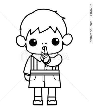 Please be quiet - Stock Illustration [3468203] - PIXTA