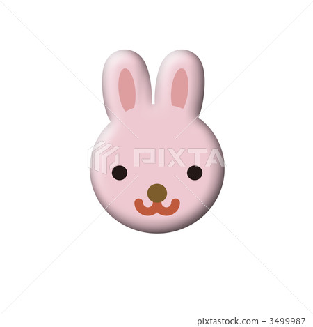 圖標 Icon 兔子-插圖素材 [3499987] - PIXTA圖庫