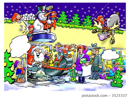 Supermarket ready for Christmas trade - Stock Illustration [3525337 ...