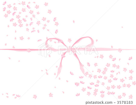 Cherry ribbon - Stock Illustration [3578183] - PIXTA