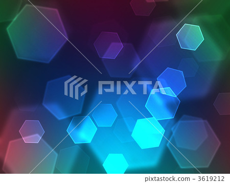 polygon bokeh effect-插圖素材 [3619212] - PIXTA圖庫