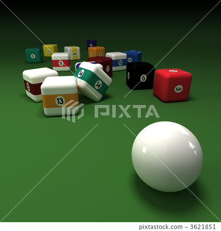 Cubic billiards balls - Stock Illustration [3621851] - PIXTA