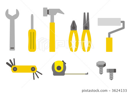 implement, tool, tooling - Stock Illustration [3624133] - PIXTA