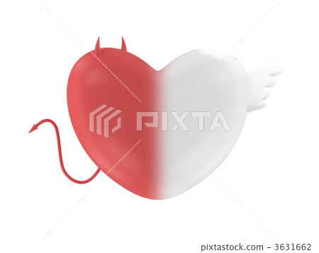 Good Evil heart - Stock Illustration [3631662] - PIXTA