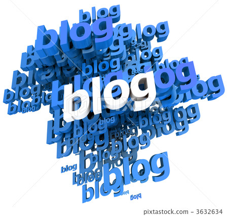 Blogs in blue - Stock Illustration [3632634] - PIXTA