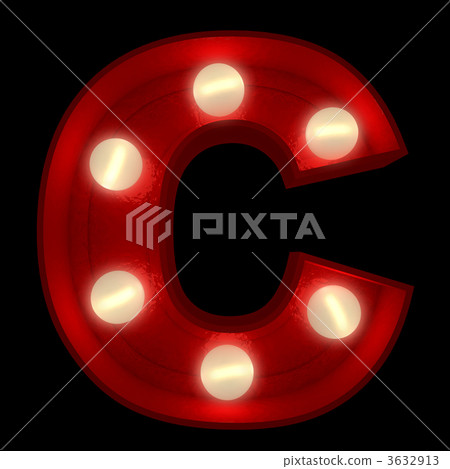 Glowing C - Stock Illustration [3632913] - PIXTA