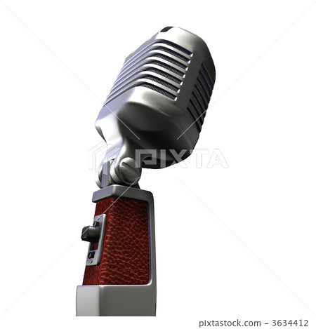 Microphone side view - Stock Illustration [3634412] - PIXTA