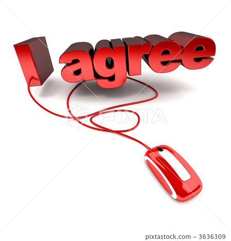 I agree - Stock Illustration [3636309] - PIXTA