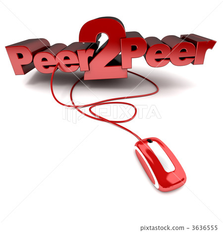 Peer2Peer - Stock Illustration [3636555] - PIXTA