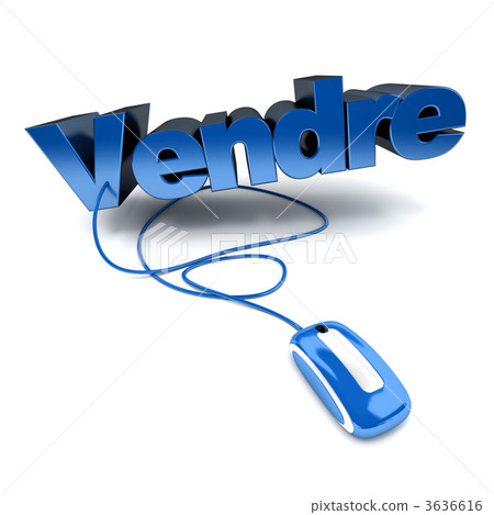 Vendre, to sell in French - Stock Illustration [3636616] - PIXTA