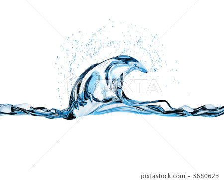 CG water surface - Stock Illustration [3680623] - PIXTA