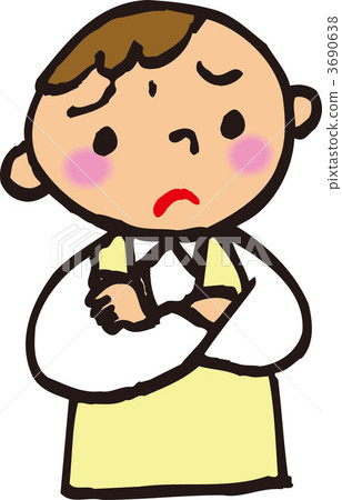 Troubled boy - Stock Illustration [3690638] - PIXTA