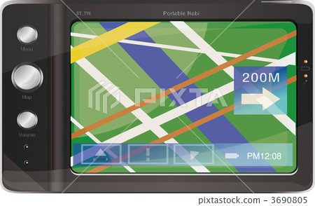 Portable navigation - Stock Illustration [3690805] - PIXTA