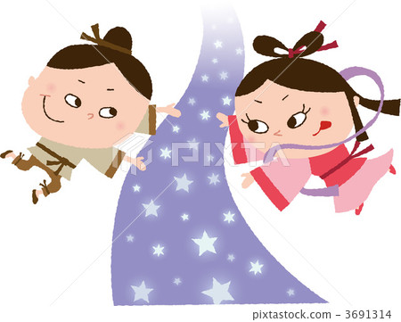 Princess and Hiko star - Stock Illustration [3691314] - PIXTA